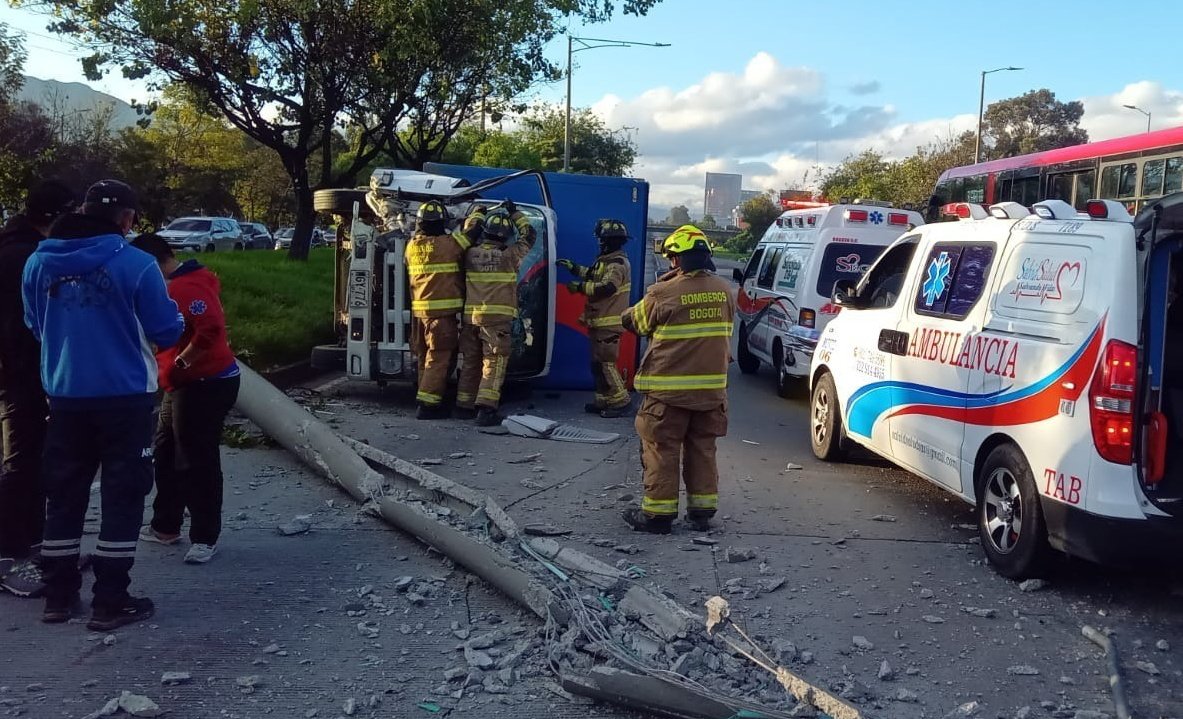 Grave accidente en la Autopista Norte de Bogotá causa caos vehicular y revela limitaciones en la ...